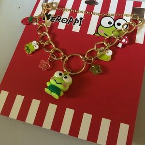 Sanrio | Jewelry | Keroppi Oring Charm Necklace Brand New | Poshmark